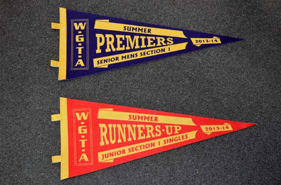 Custom Felt Pennants | Printed Felt Pennants | Felt Triangle