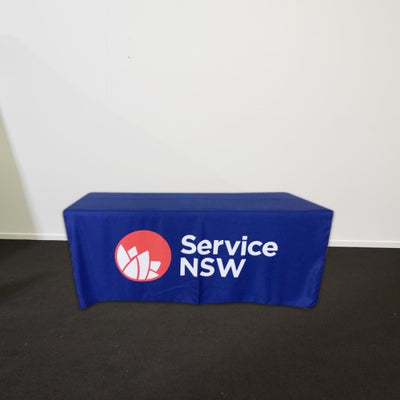 Printed Fitted Table Covers - Custom Printed Table Cloths