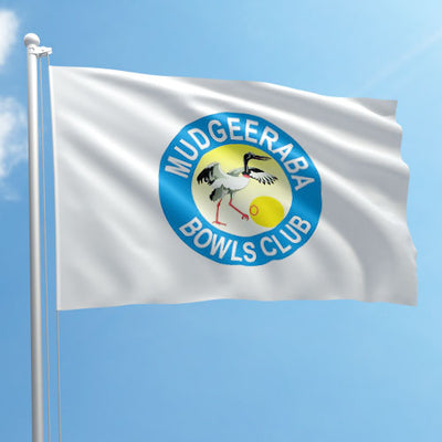 Custom Bowling Club Flags - Printed Club Flags - Australian Made