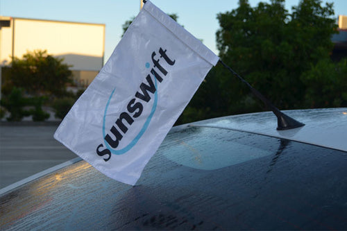Custom Car Antenna Flags - Branded Antenna Flags Printed in Australia