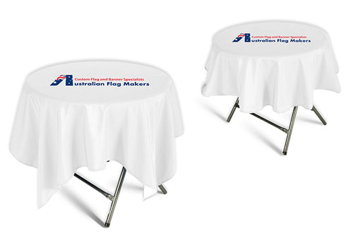 Round Table Throws - Custom Printed Round Throw Covers