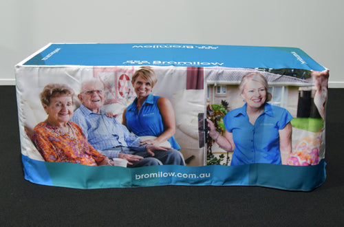Printed Fitted Table Covers - Custom Printed Table Cloths